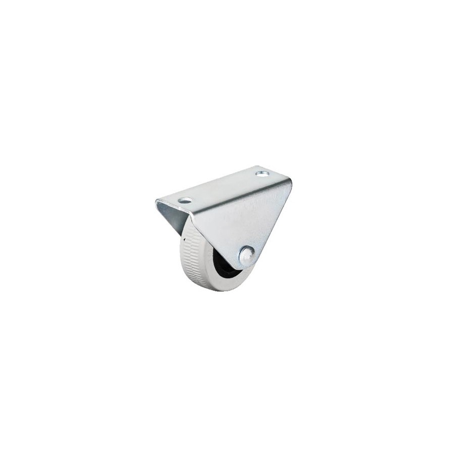 32 mm Çaplı Termo Kaplı Sabit Bağlantılı Küçük PVC Teker